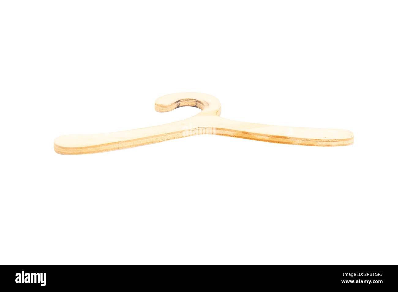 wood hanger isolated on white background Stock Photo - Alamy