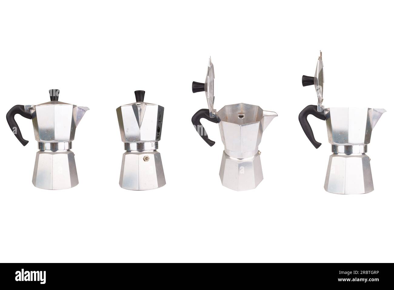 coffee maker isolated on white background Stock Photo - Alamy