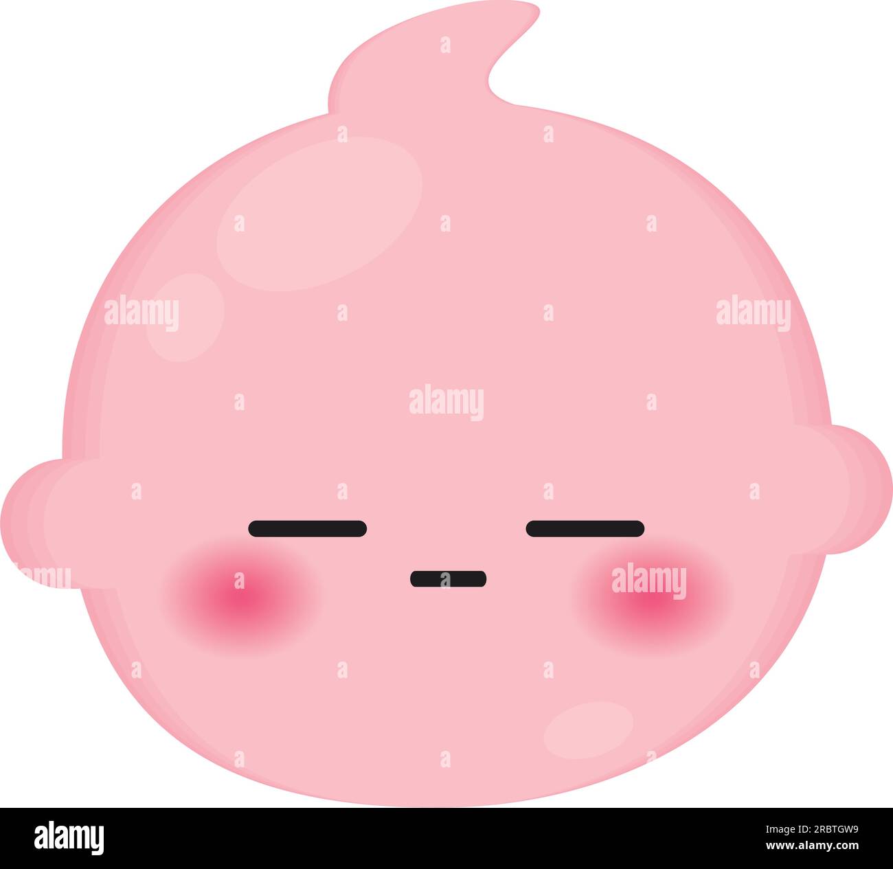 Expressionless illustration Stock Vector Images - Alamy