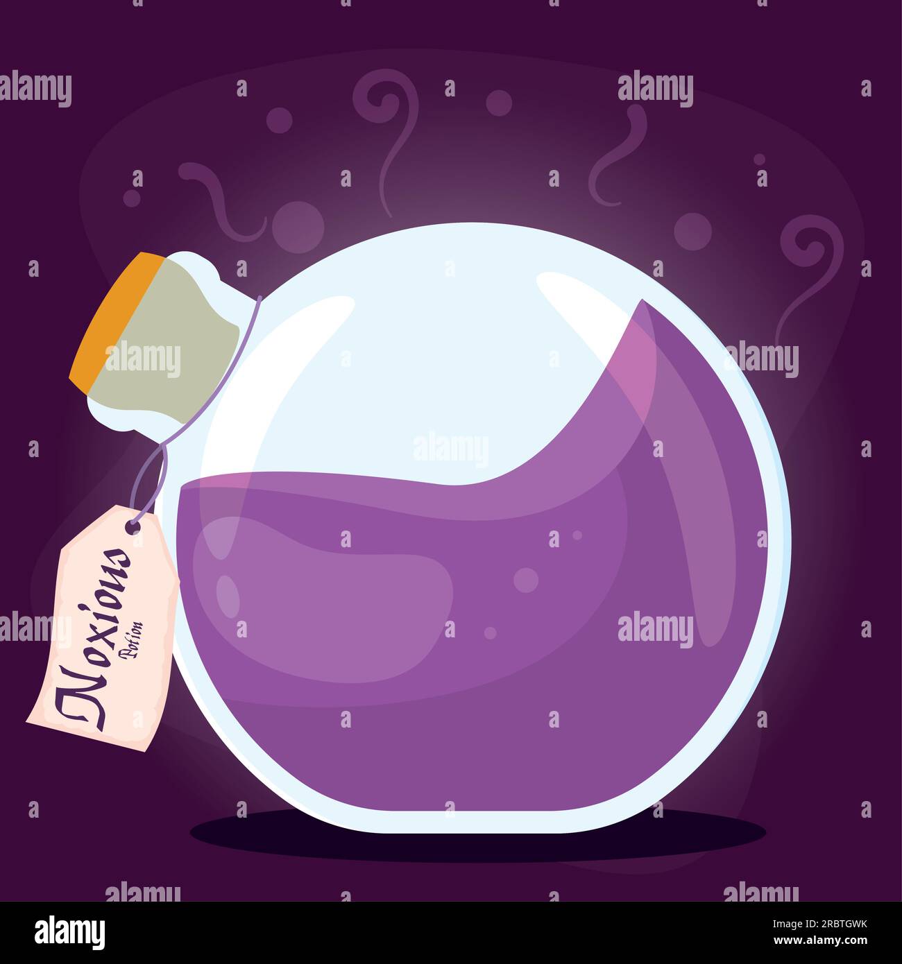 Isolated colored magical potion elixir Vector Stock Vector Image & Art ...