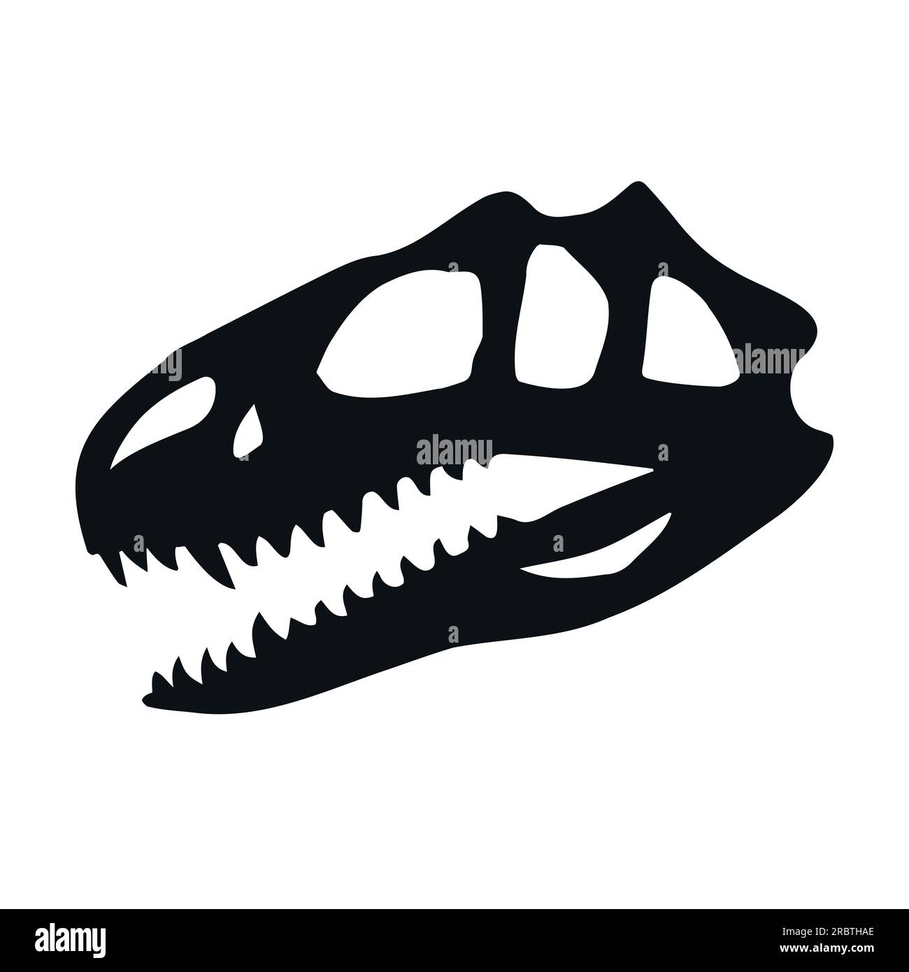 Dinosaur Skull Silhouette