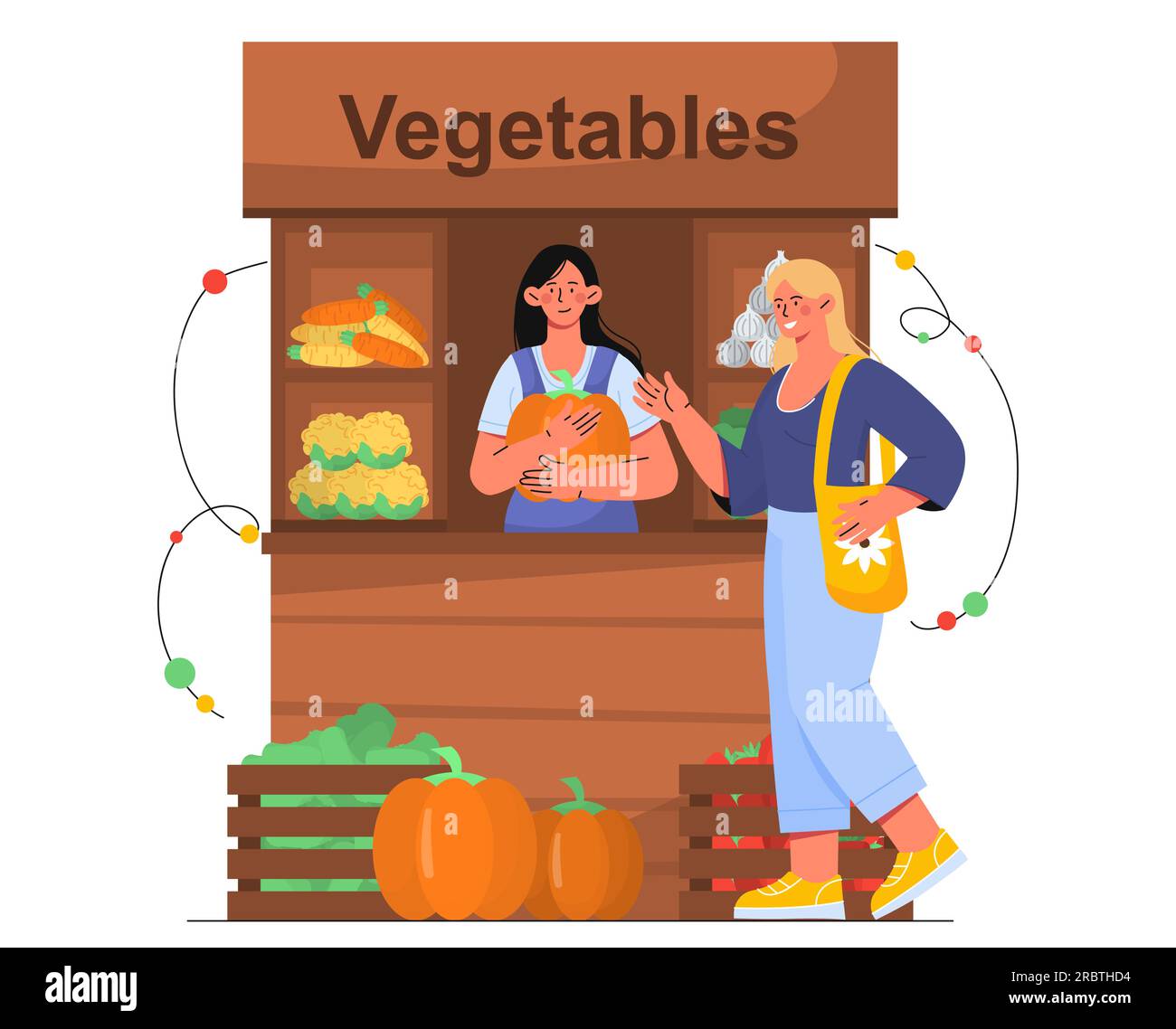 Woman fruit stall market Cut Out Stock Images & Pictures - Alamy