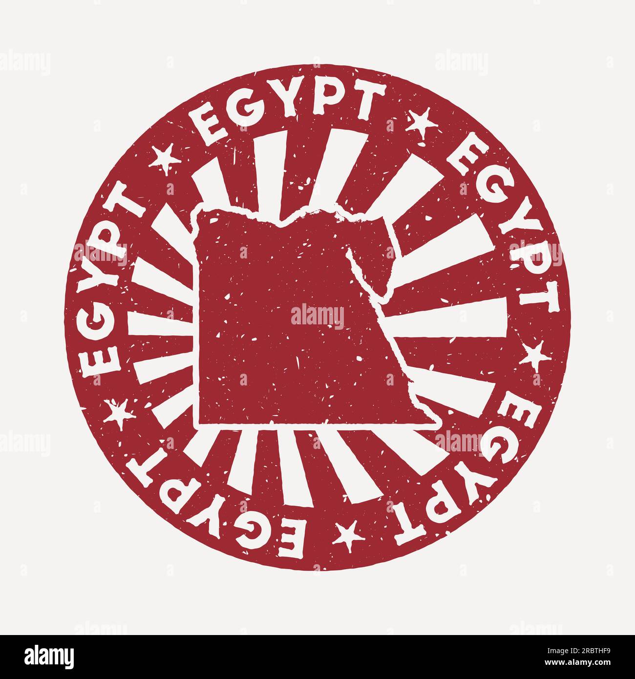 Egypt stamp. Travel red rubber stamp with the map of the country ...