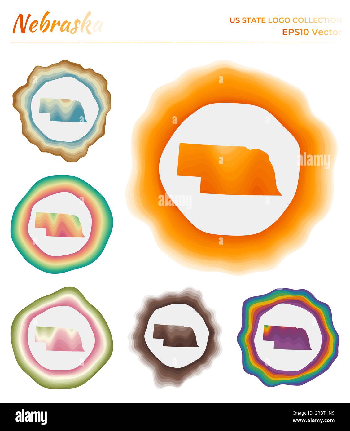 Nebraska infographic Stock Vector Images - Alamy