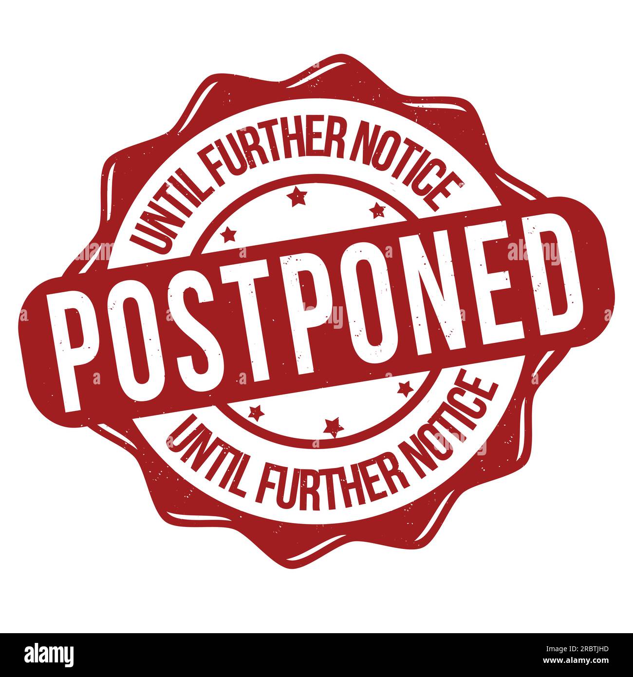 Postponed Cut Out Stock Images & Pictures - Alamy