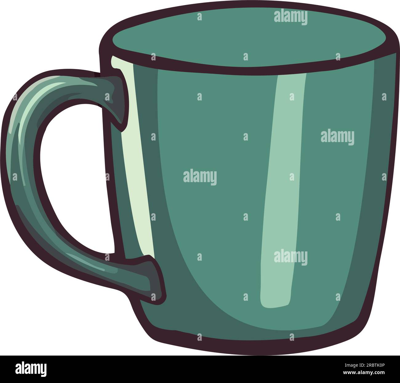 green mug design Stock Vector Image & Art - Alamy