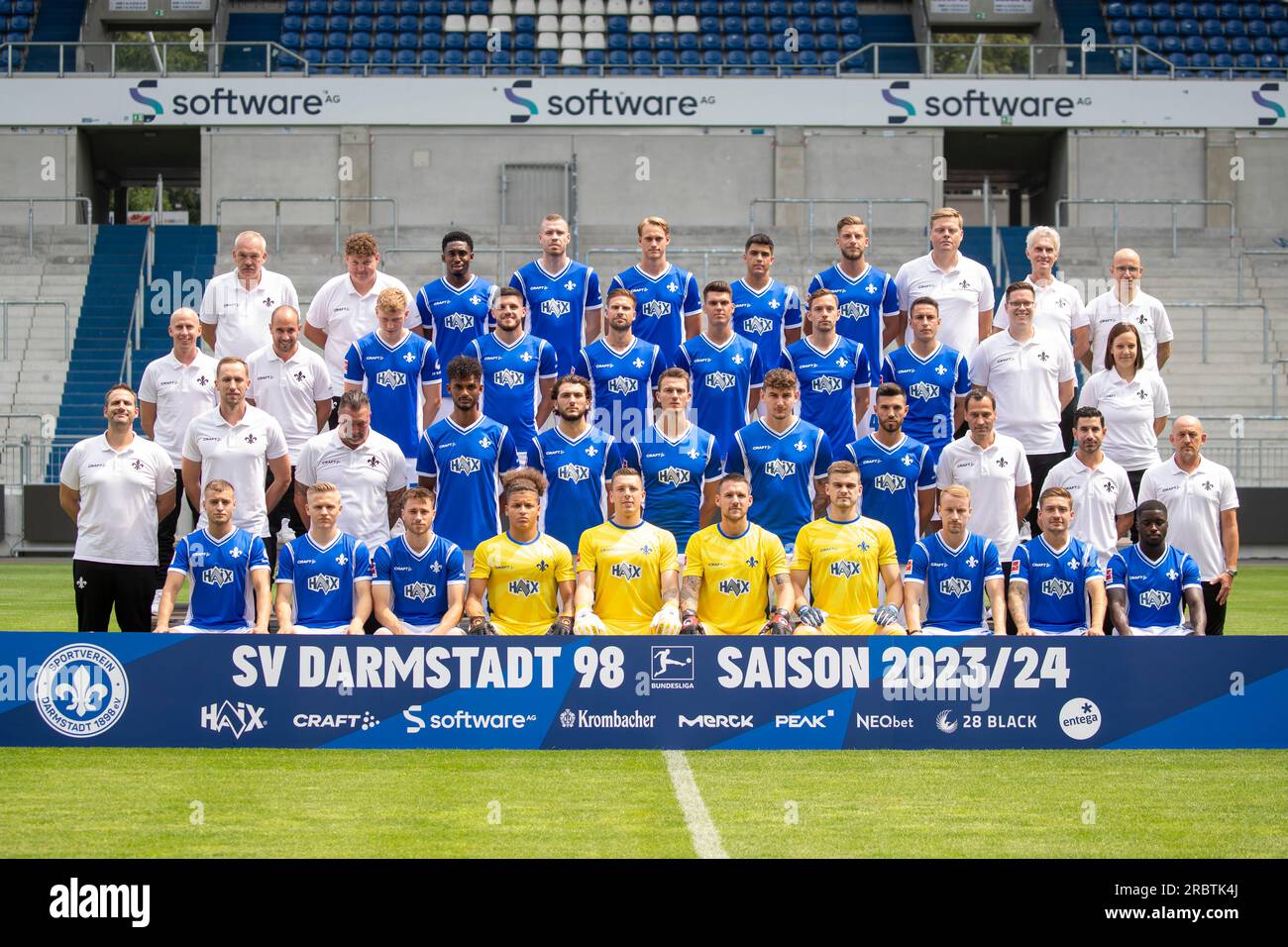 Darmstadt, Germany. 10th July, 2023. Team photo of SV Darmstadt 98 for ...