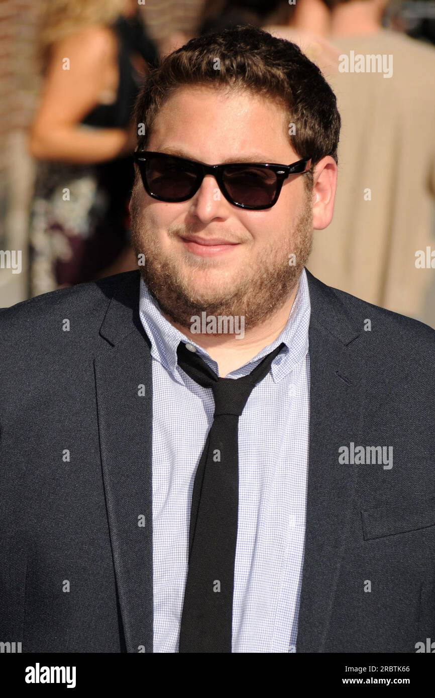 NEW YORK - JULY 13: Actor Jonah Hill visits the 'Late Show with David ...