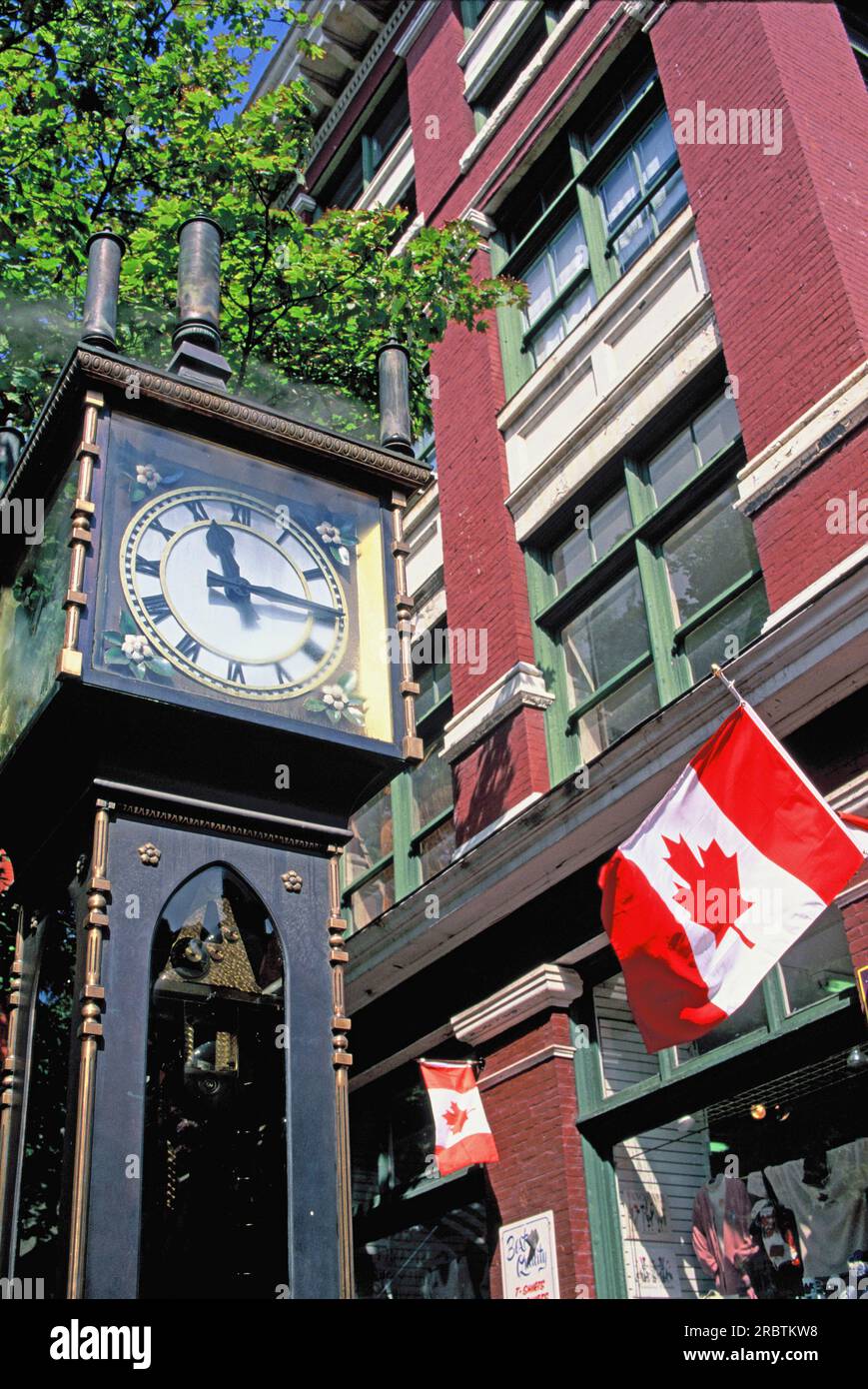 Historic steam clock hi-res stock photography and images - Alamy