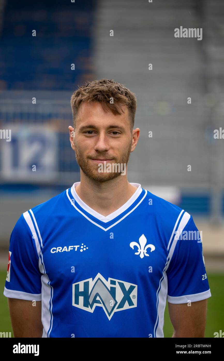 Darmstadt, Germany. 10th July, 2023. The player Matthias Bader with the ...