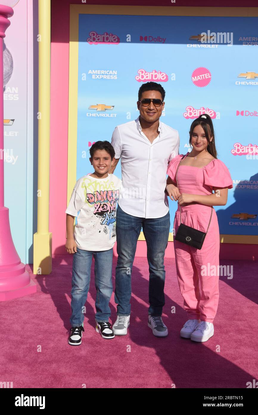 Los Angeles, California, USA 9th July 2023 Mario Lopez and son Dominic ...