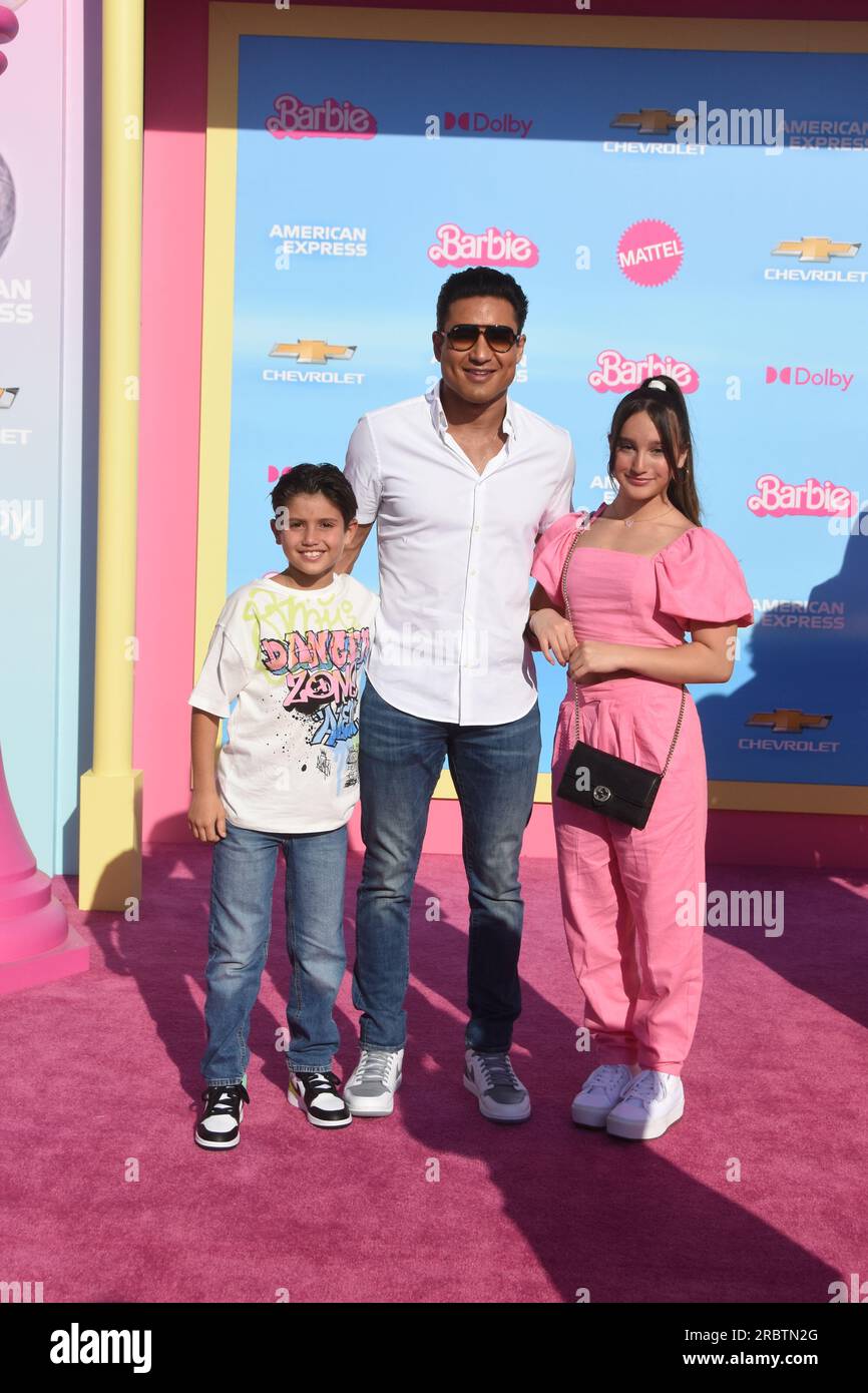 Los Angeles, California, USA 9th July 2023 Mario Lopez and son Dominic ...