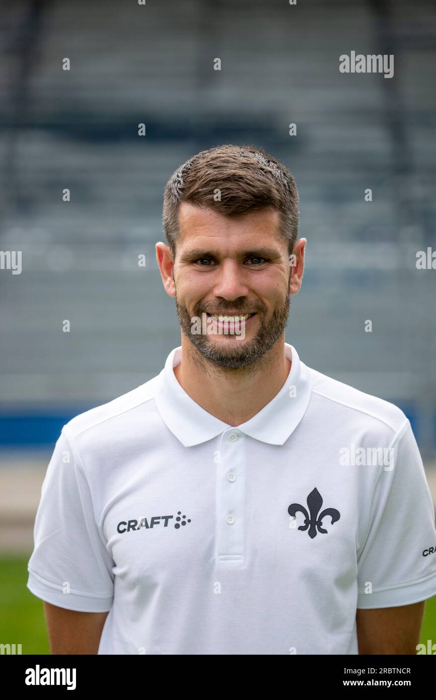 Darmstadt, Germany. 10th July, 2023. Transition coordinator Pascal Pellowski of Bundesliga ...