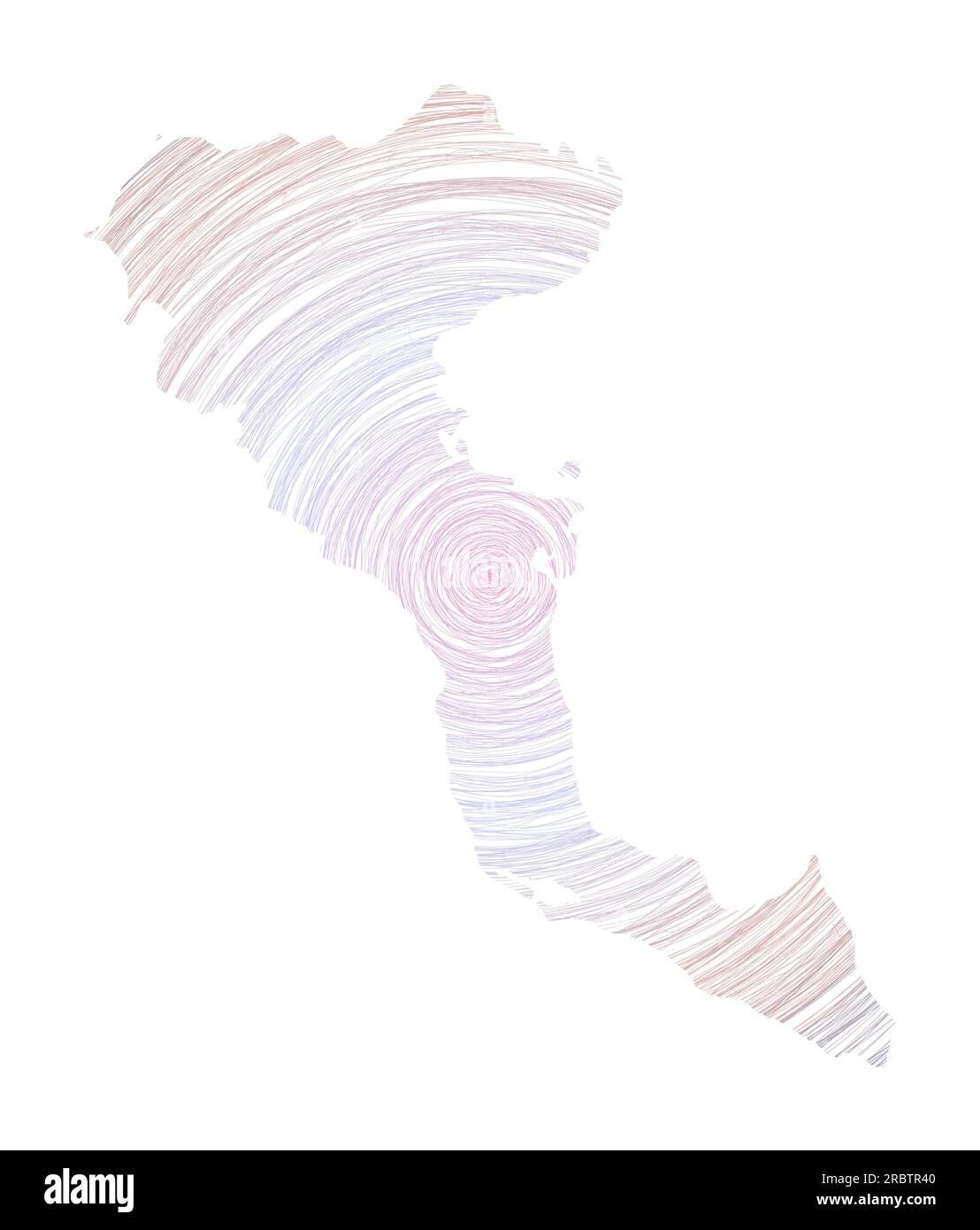 Map of corfu Stock Vector Images - Alamy