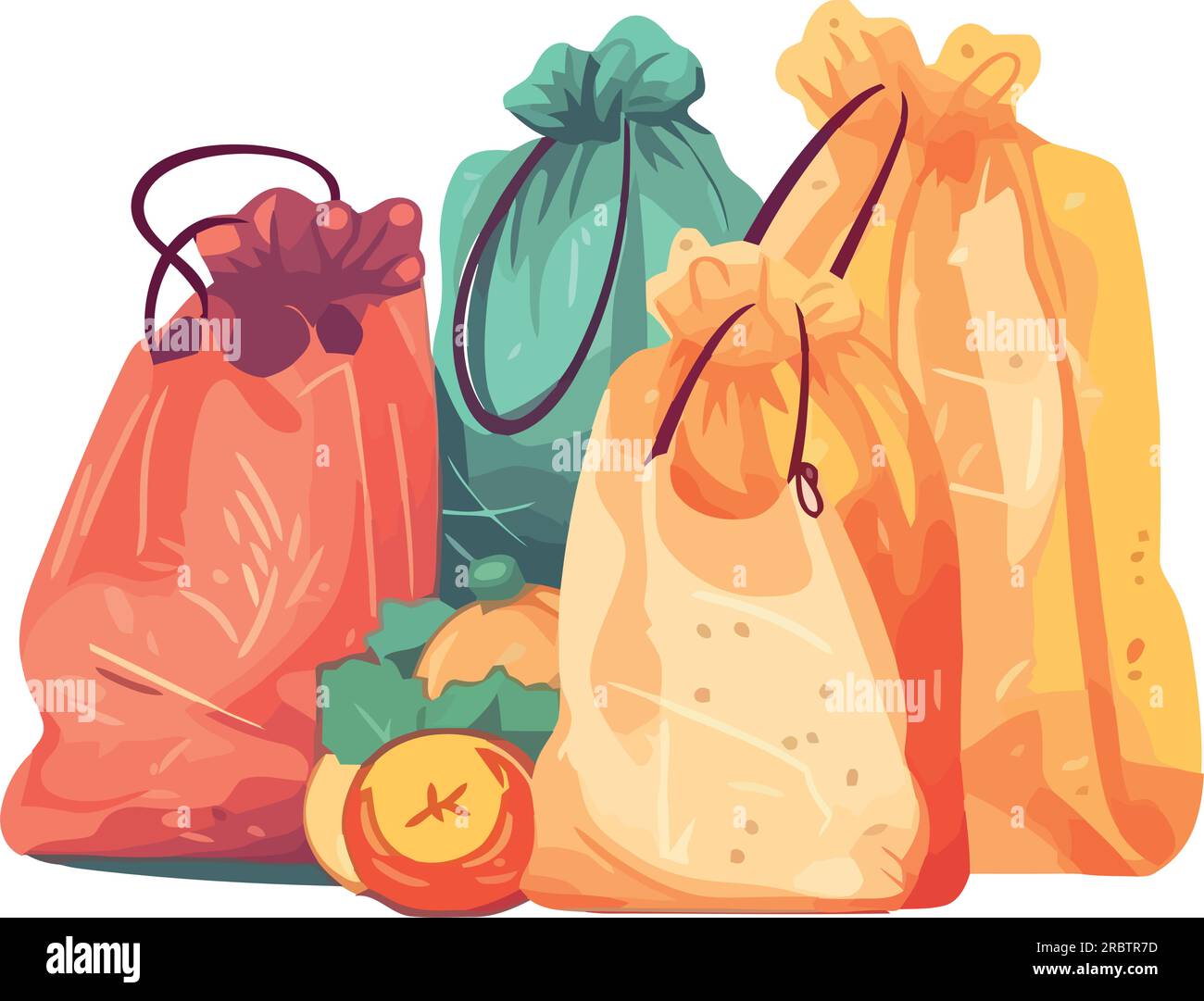 Wrapped food gifts Stock Vector Images - Alamy