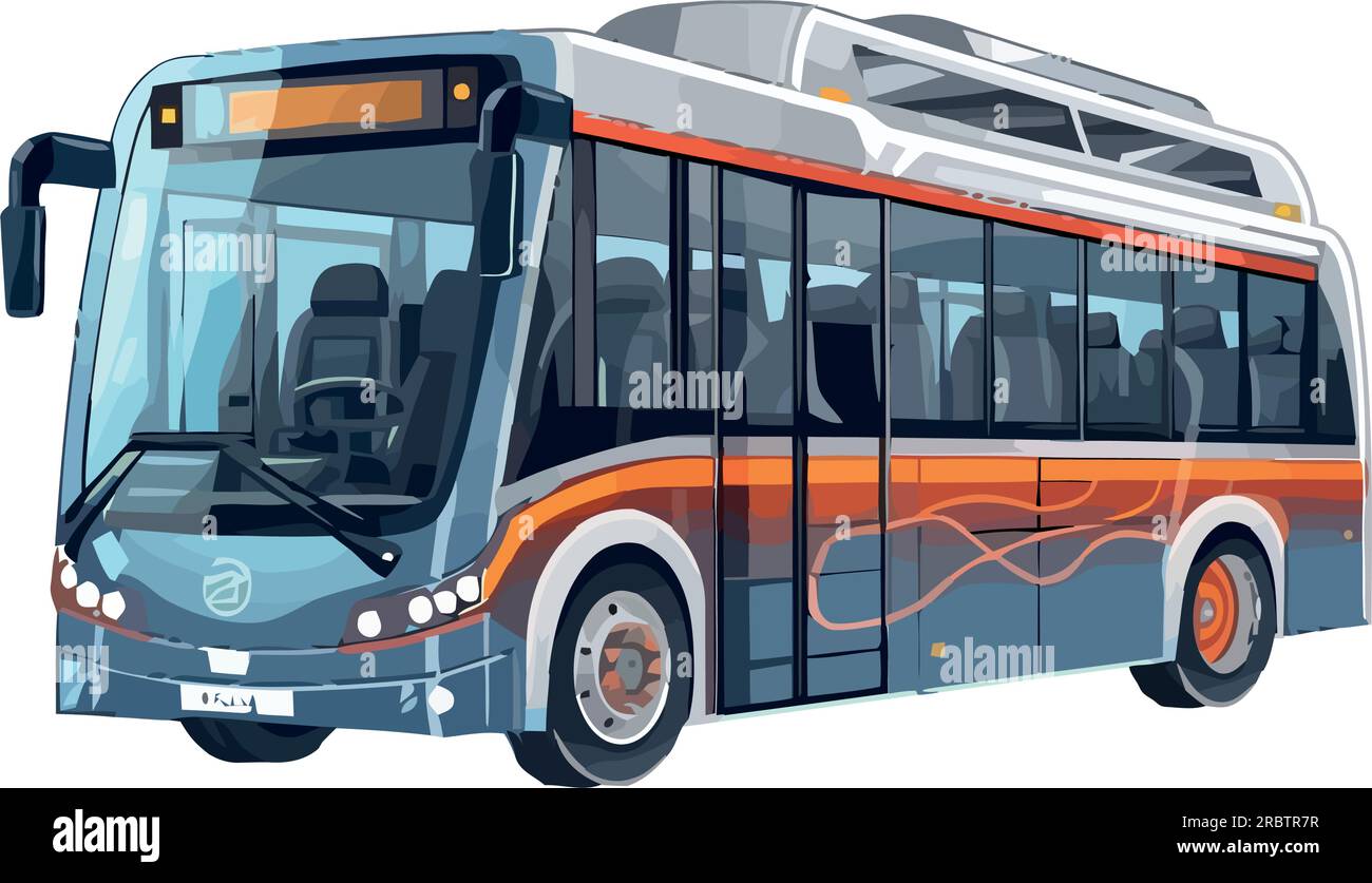 Tour bus illustration Stock Vector Image & Art - Alamy