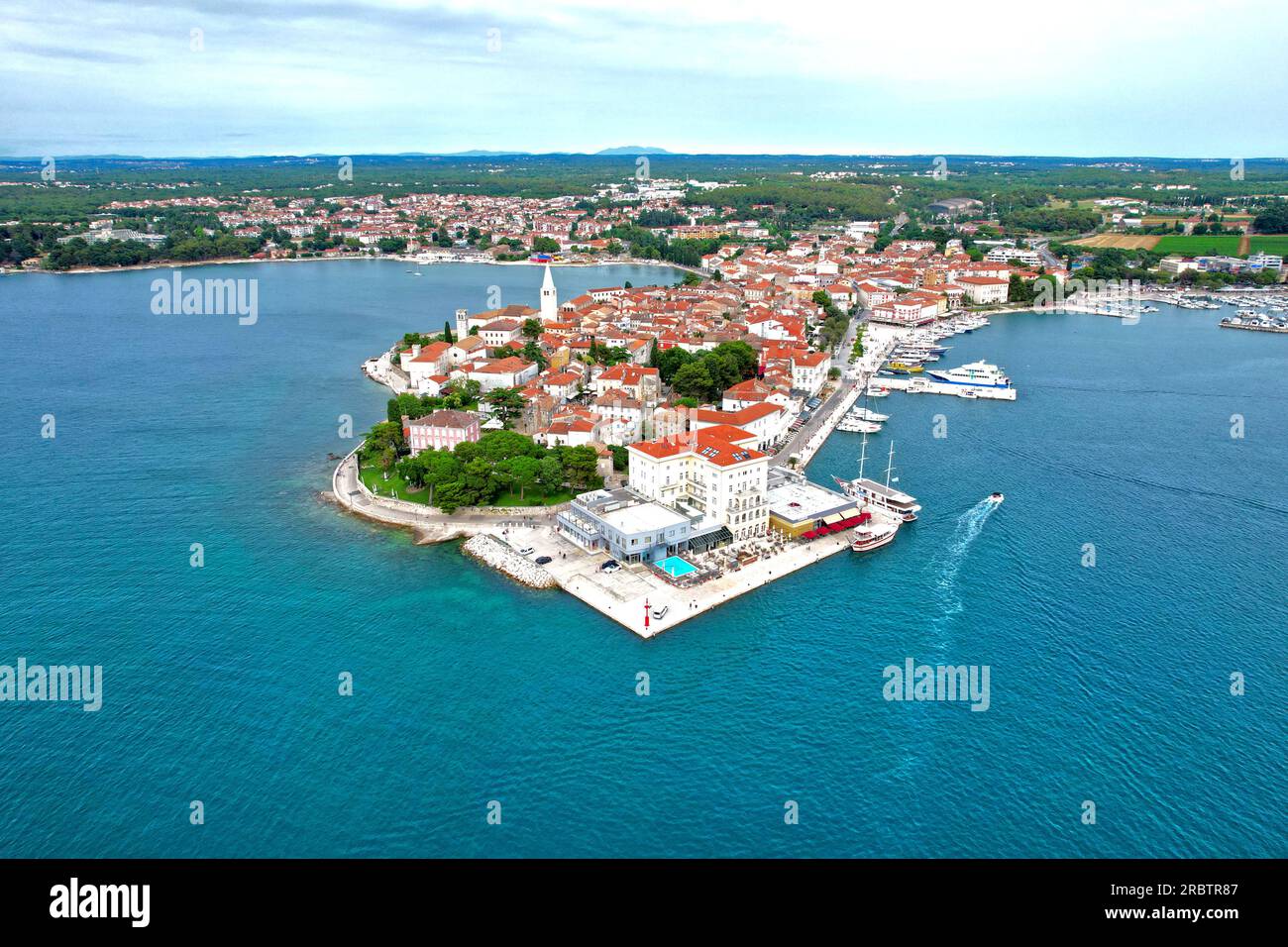 Porec aerial hi-res stock photography and images - Alamy