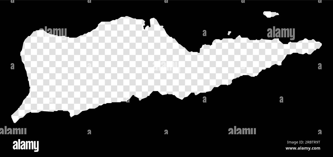 Stencil map of Saint Croix. Simple and minimal transparent map of Saint ...