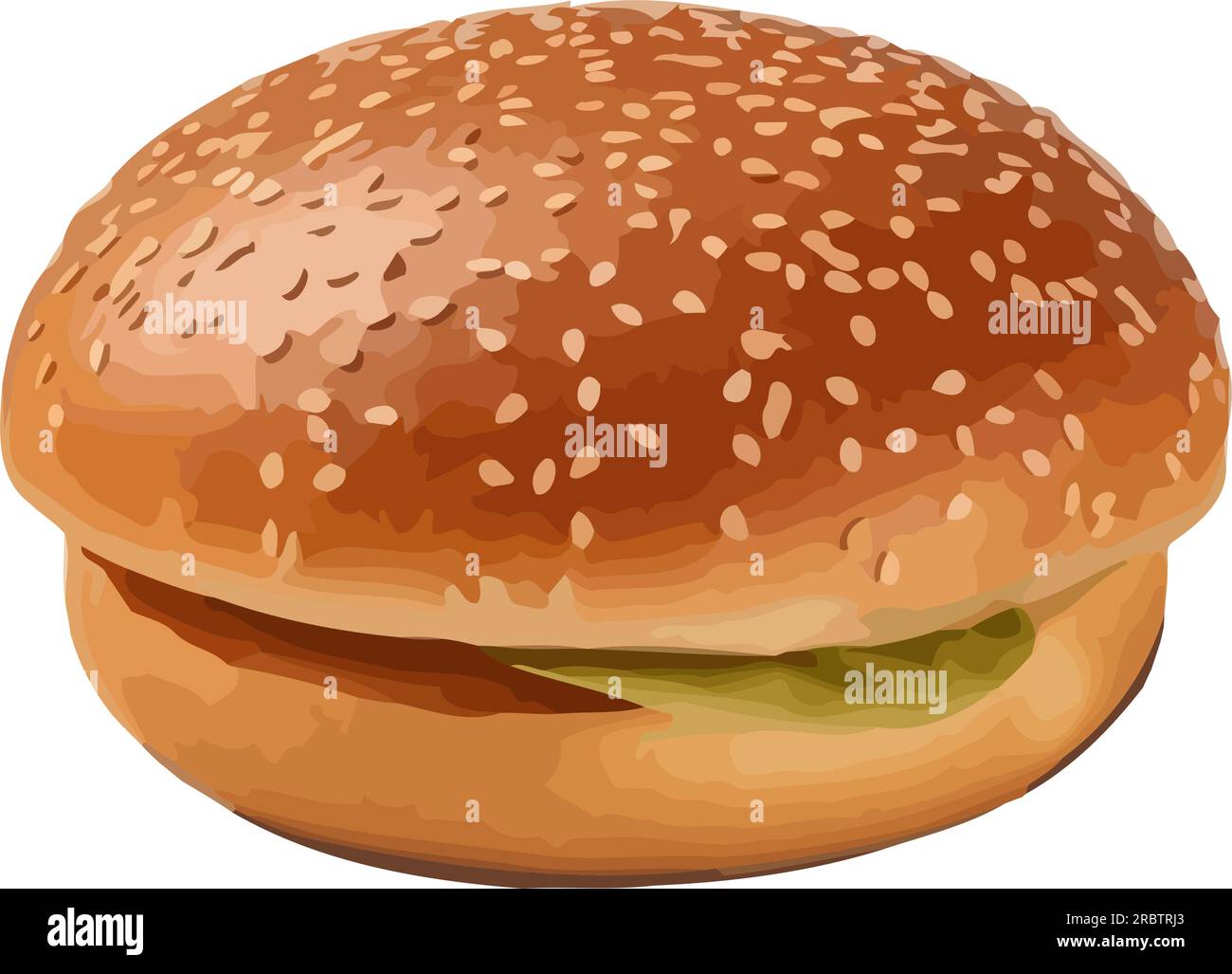 Freshly grilled burger on Cut Out Stock Images & Pictures - Alamy
