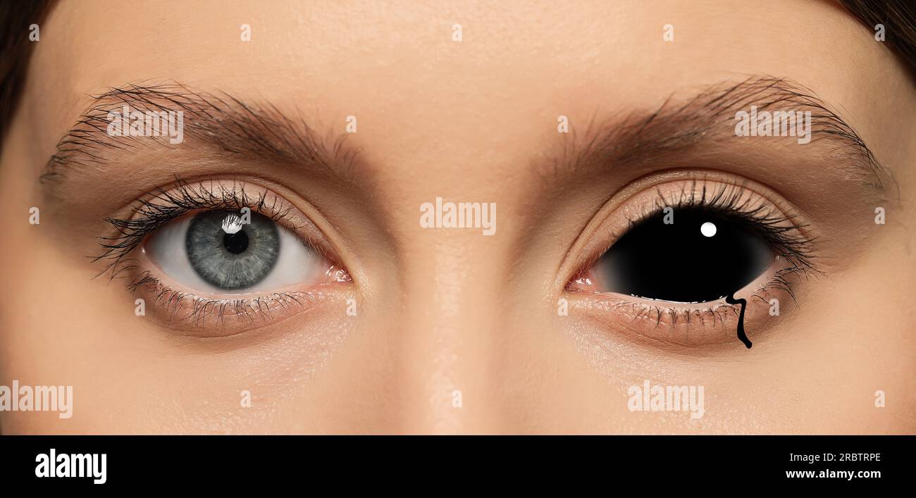 Paranormality, supernatural or mental disorders concepts. Something ...