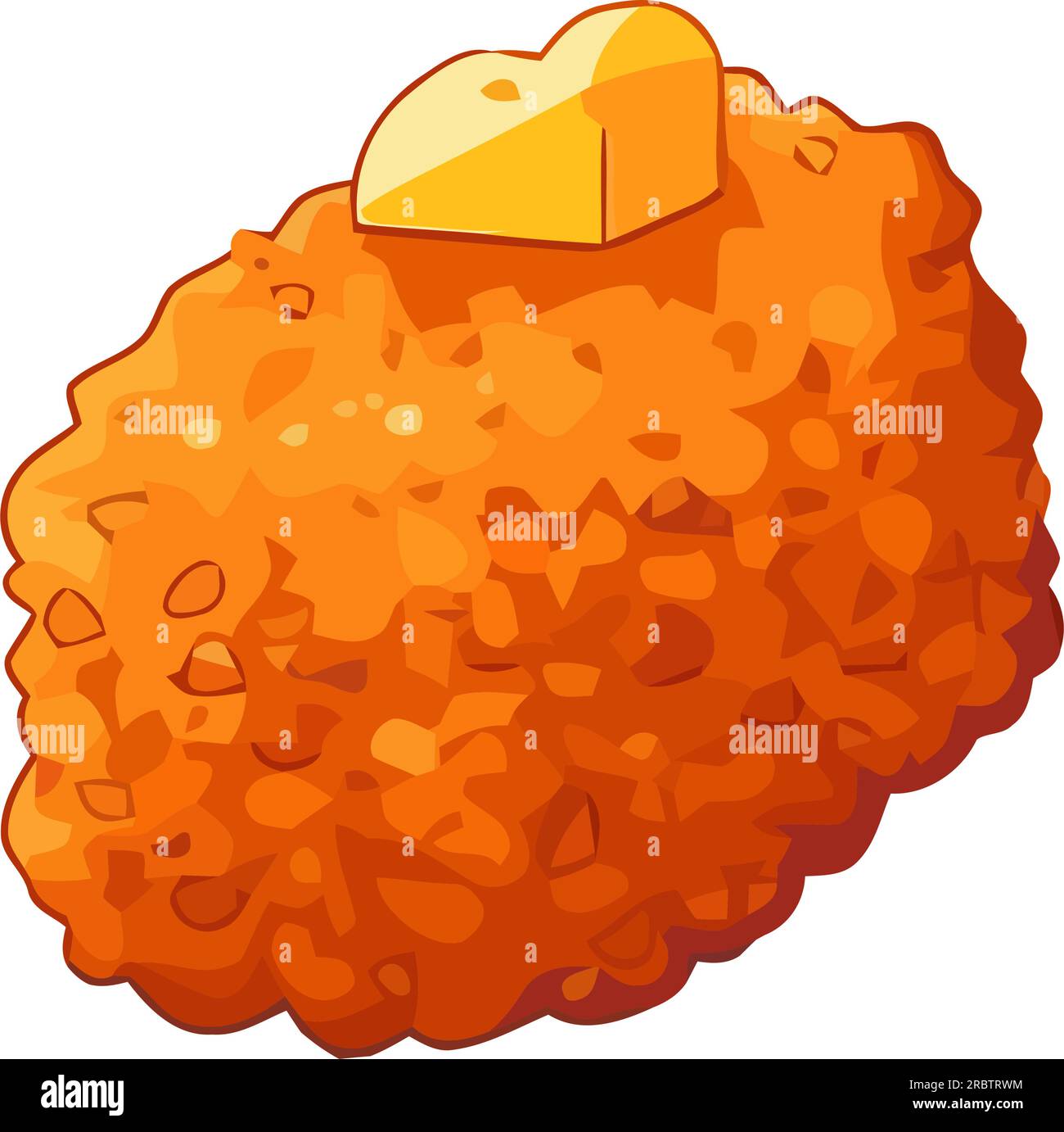 Vector illustration of crunchy chicken icon Stock Vector Image & Art ...