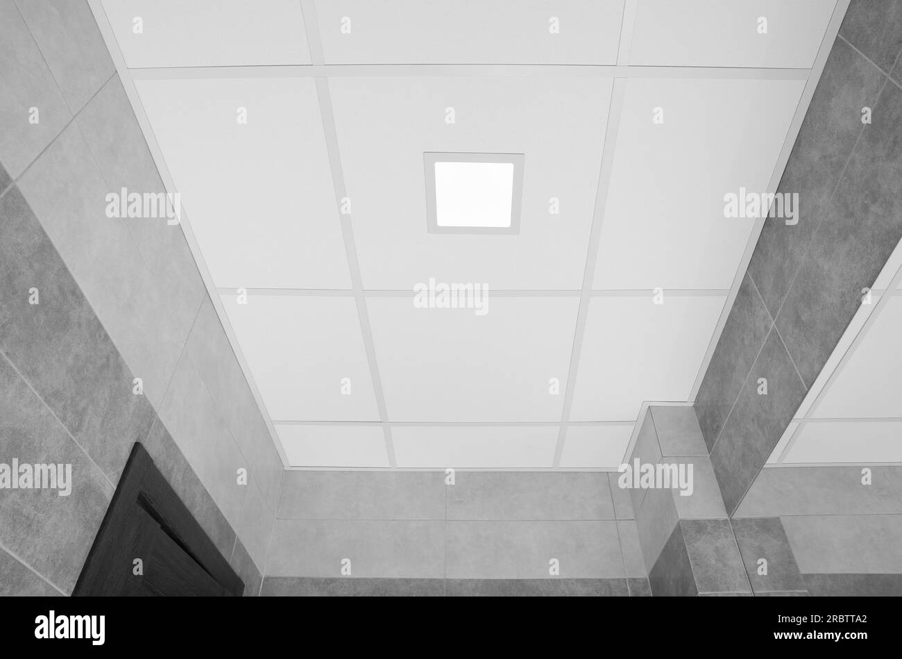 Low angle ceiling new Black and White Stock Photos & Images - Alamy