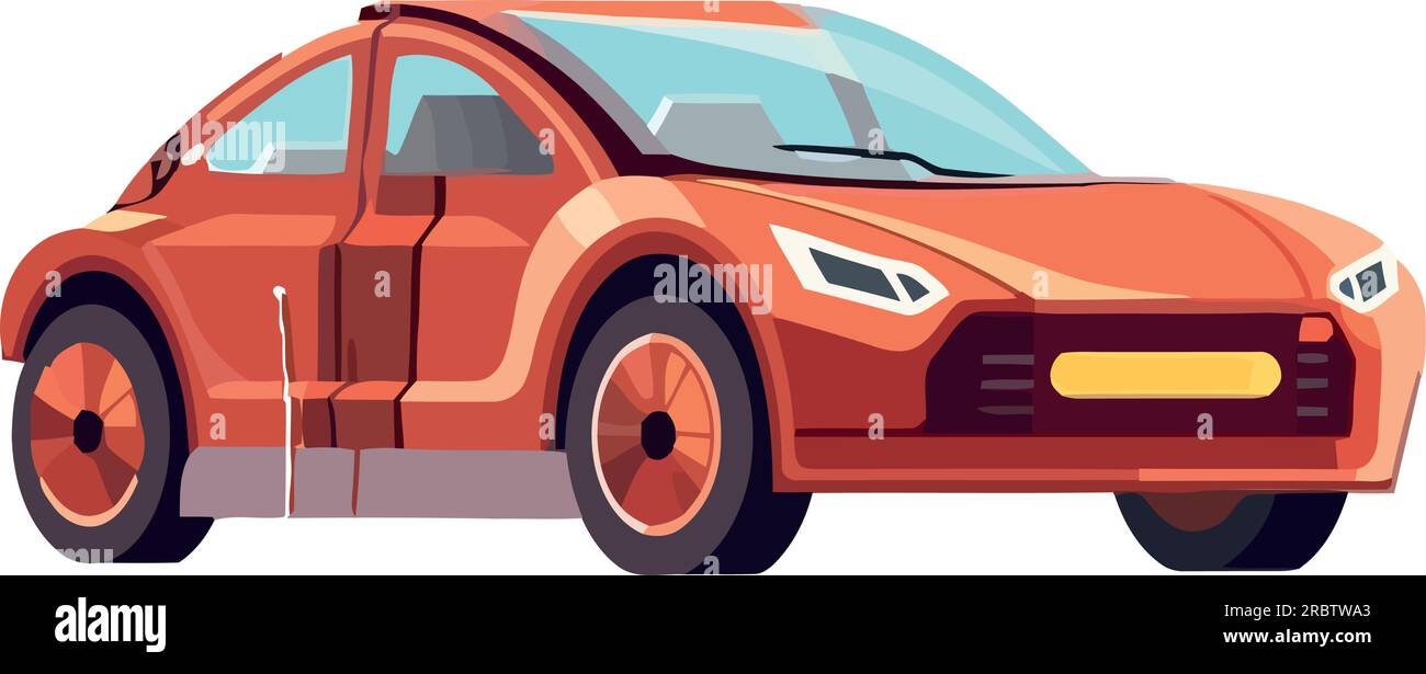 Sports car crash Stock Vector Images - Alamy