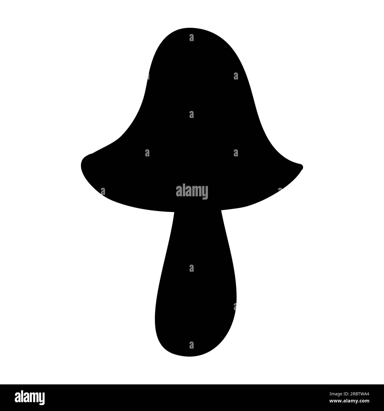 Groovy psychedelic mushroom magic Black and White Stock Photos & Images ...