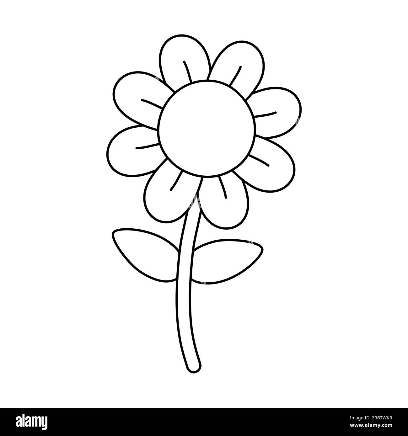 Hippie Flower Clip Art Black And White