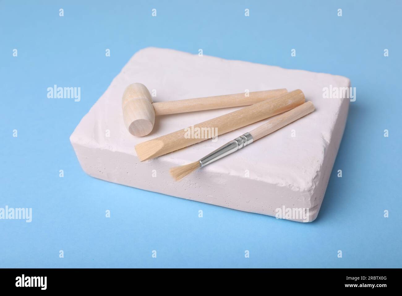 Educational toy for motor skills development. Excavation kit (plaster ...