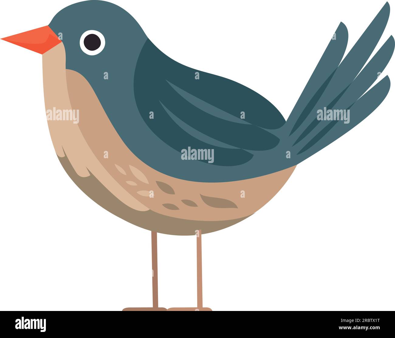 Cute sparrow vector Stock Vector Image & Art - Alamy