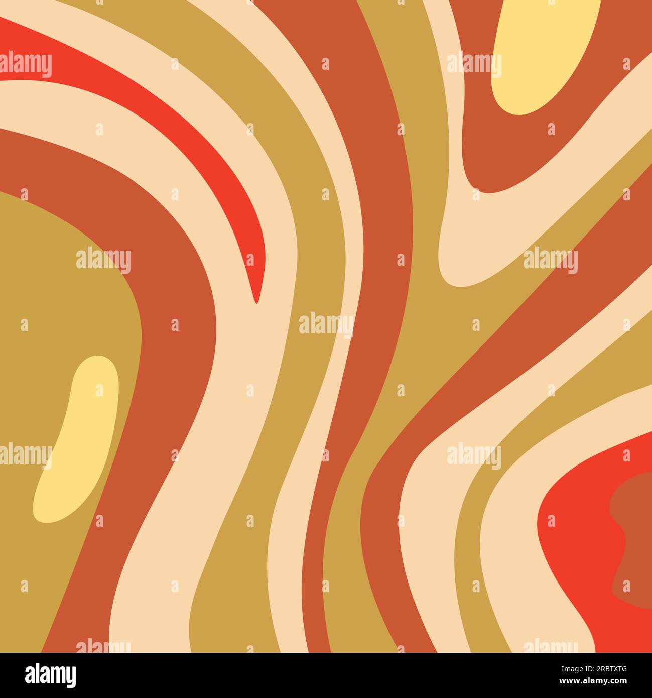 Colored 70s groovy background wallpaper Vector Stock Vector Image & Art ...