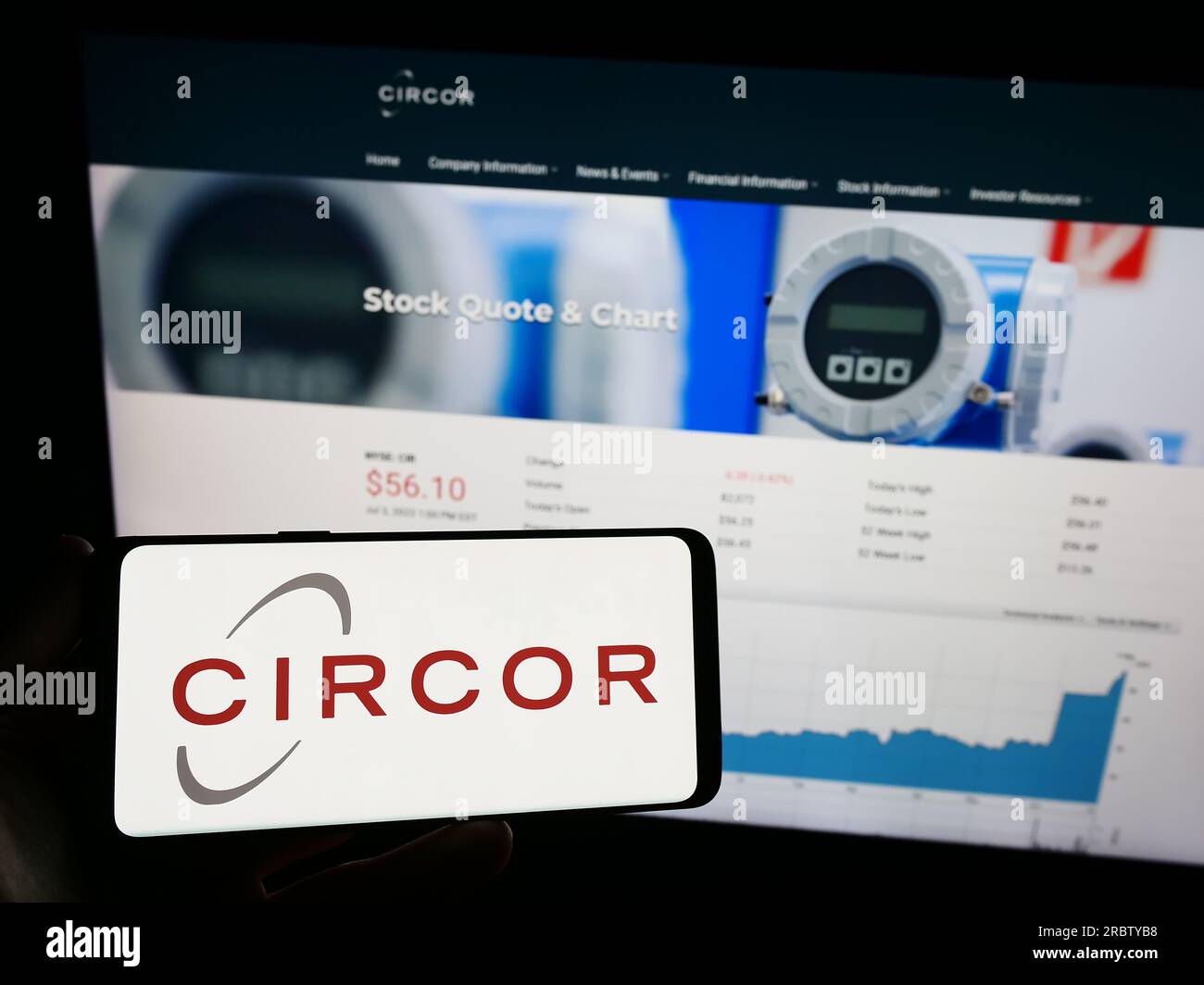 Business flow chart computer screen hi-res stock photography and images ...