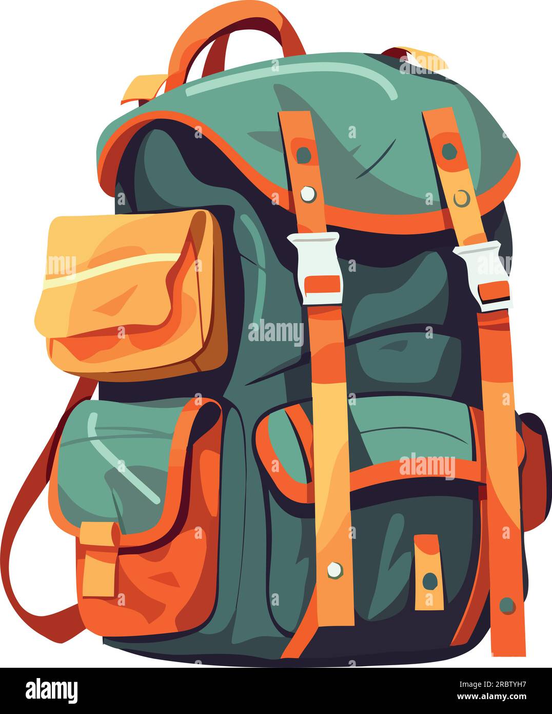 Colored backpack design Stock Vector Image & Art - Alamy