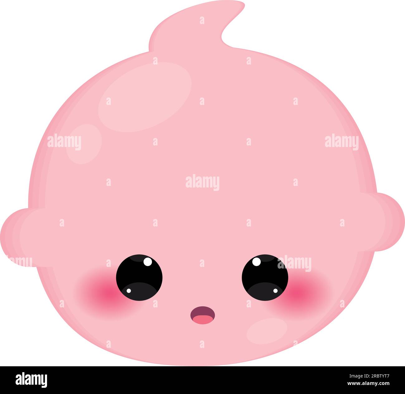 Isolated colored cute sorry baby emoji icon Vector Stock Vector Image ...