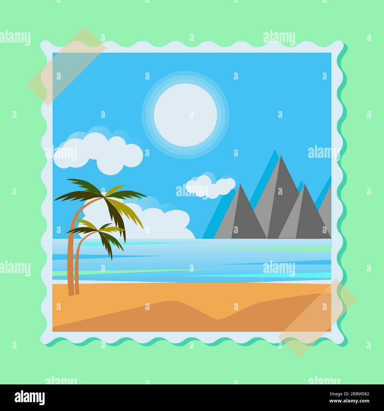 Sky in retro style Stock Vector Images - Alamy