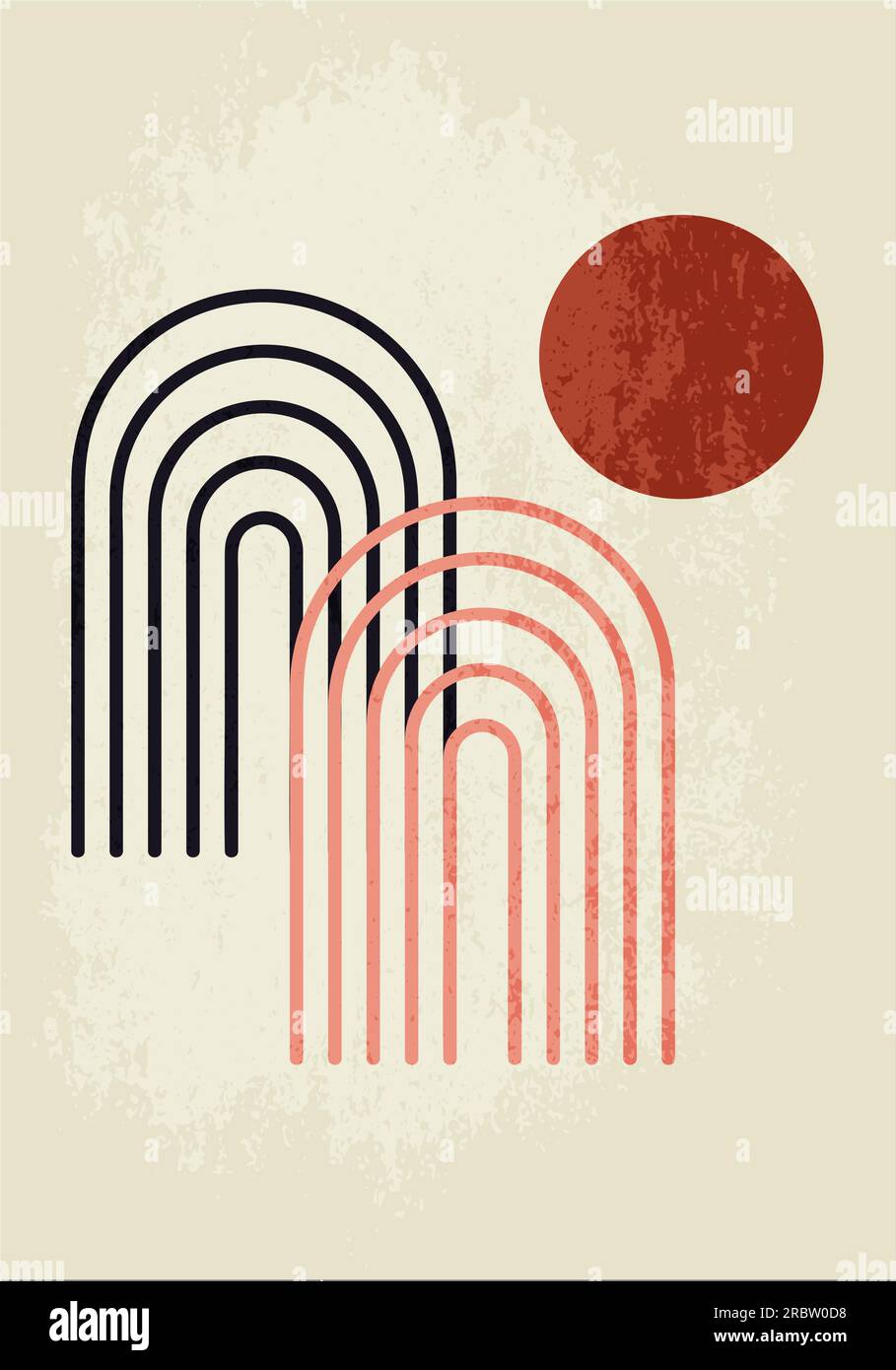 Minimalism style. Abstract poster. Modern design. It can be used for ...