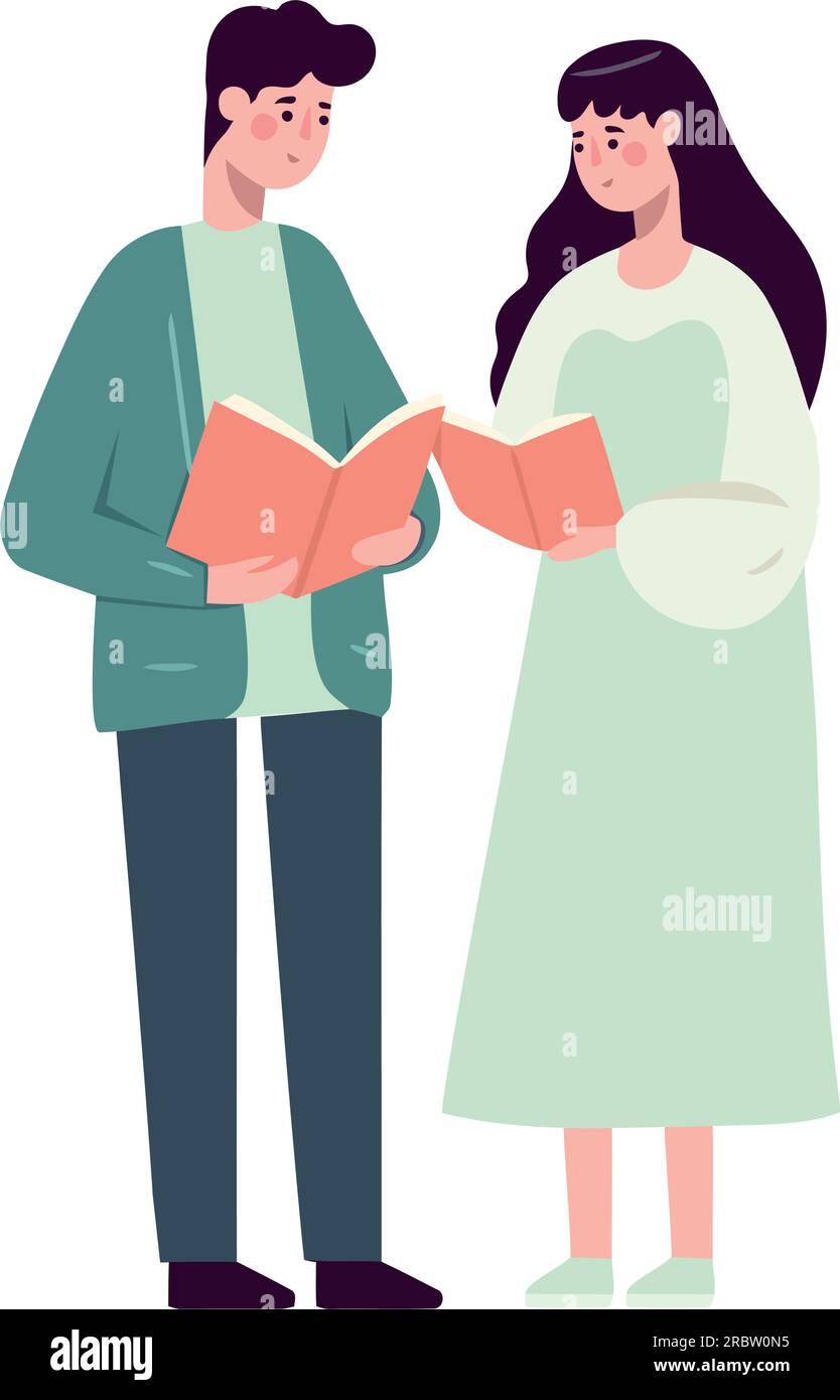 Family in library Cut Out Stock Images & Pictures - Alamy