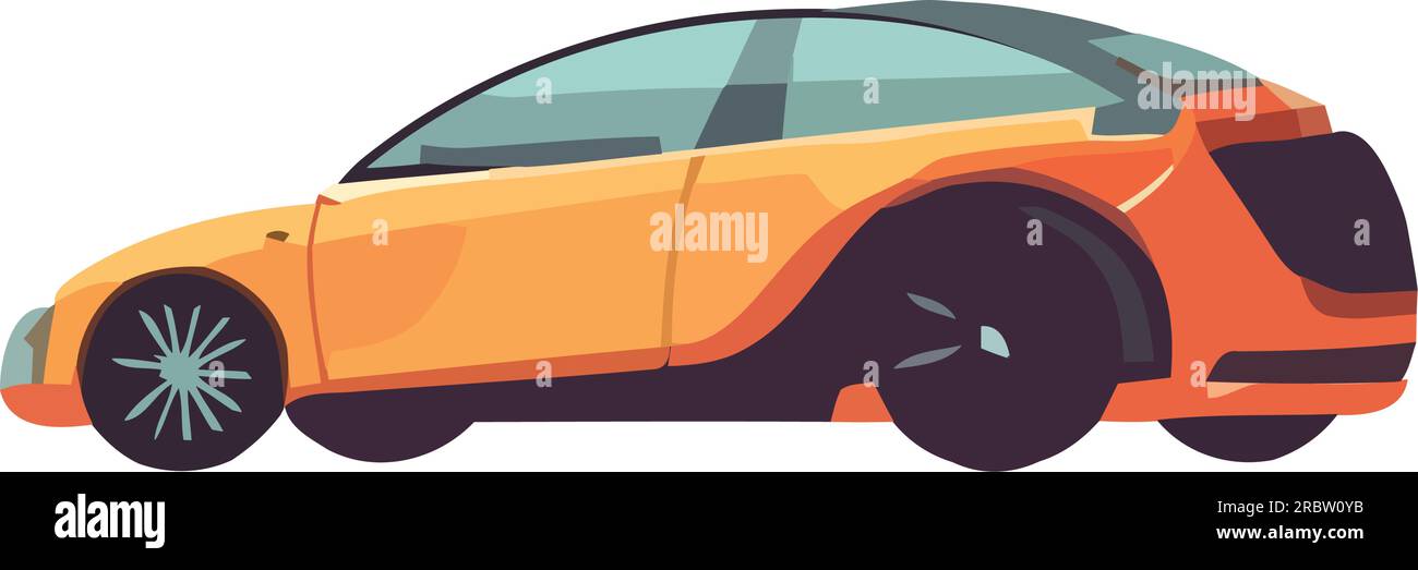 Shiny luxury car illustration Stock Vector Image & Art - Alamy