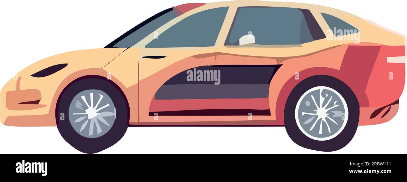 Shiny sports car illustration Stock Vector Image & Art - Alamy