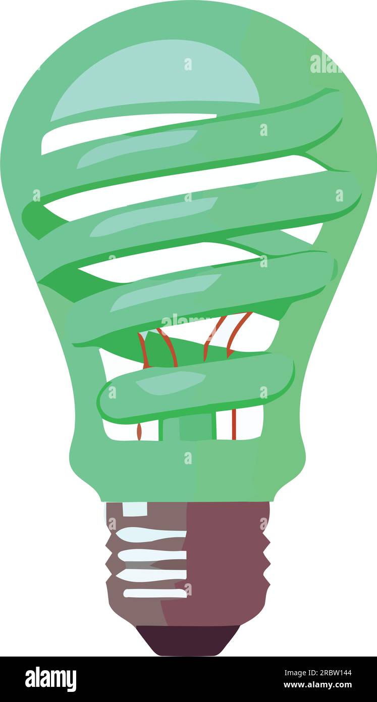 Green light bulb design Stock Vector Image & Art - Alamy