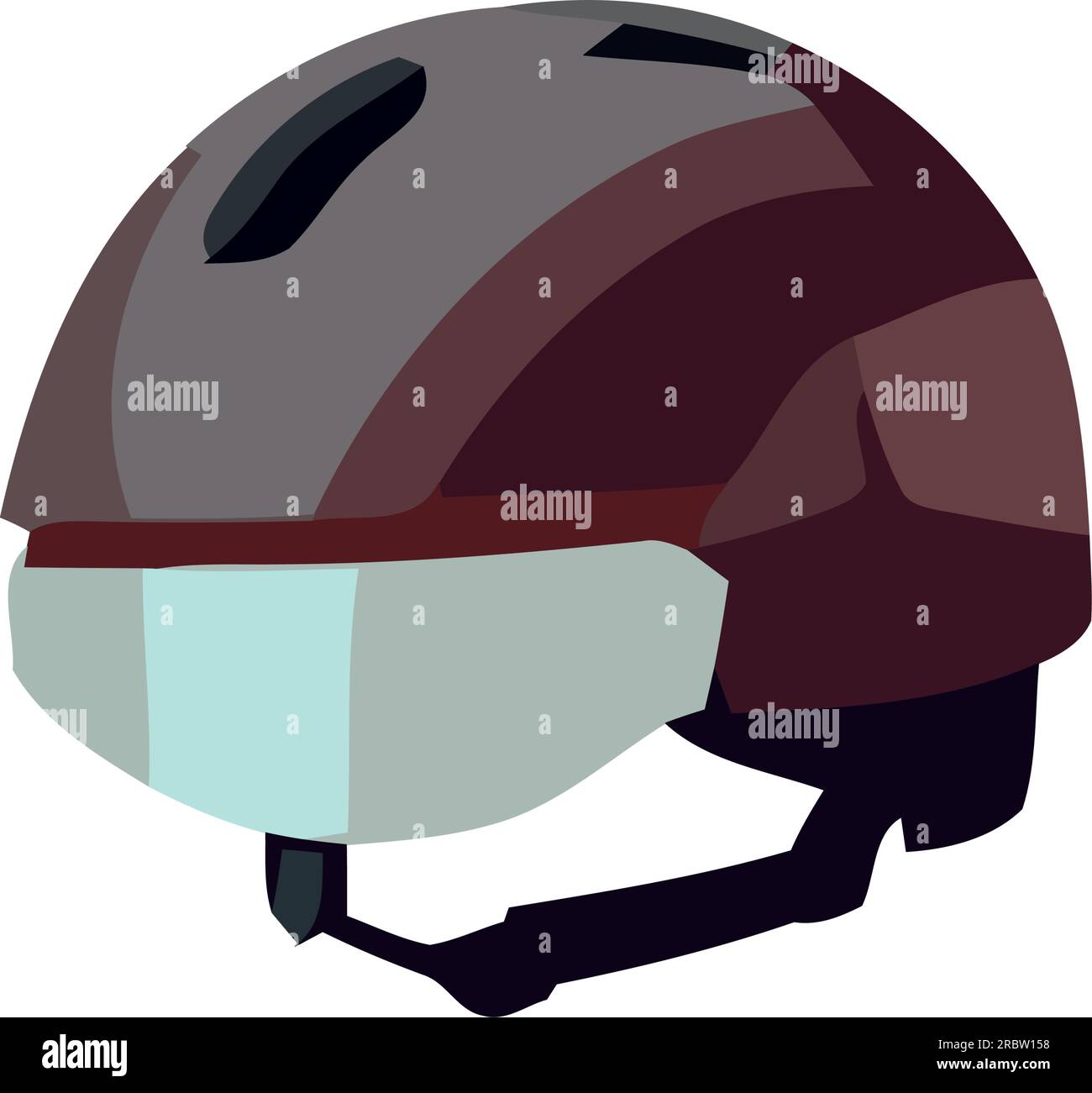 safety cycling helmet vector Stock Vector Image & Art - Alamy