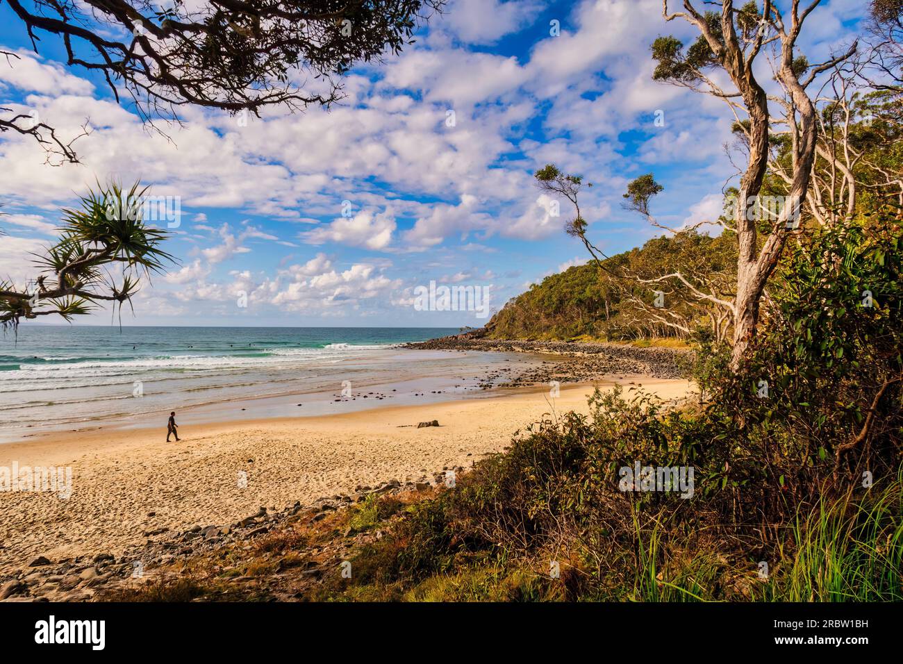 Australia Beach Golden Coast empty Stock Photo - Alamy