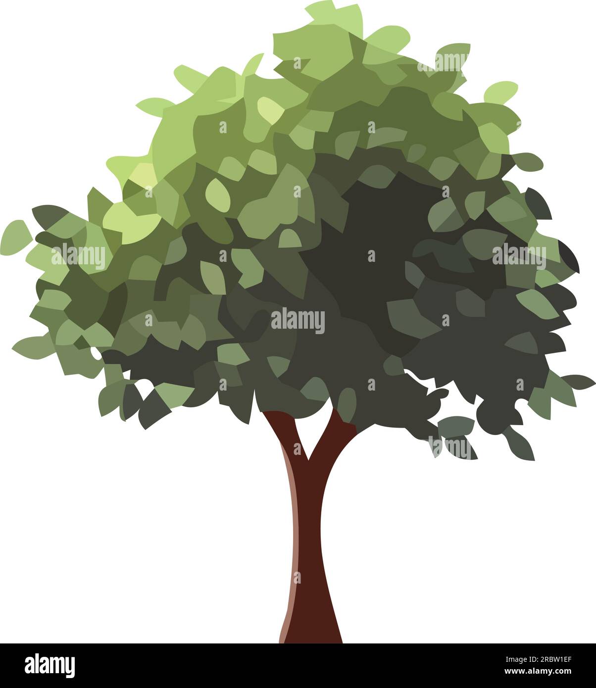 Green tree design illustration Stock Vector Image & Art - Alamy