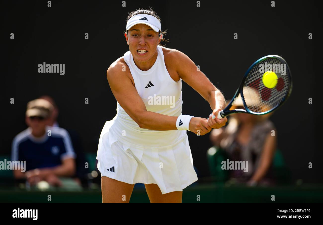 Jessica Pegula of the United States during the second round of doubles ...