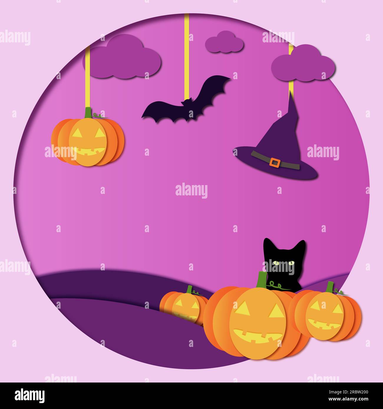 Halloween witch cut out Stock Vector Images - Alamy
