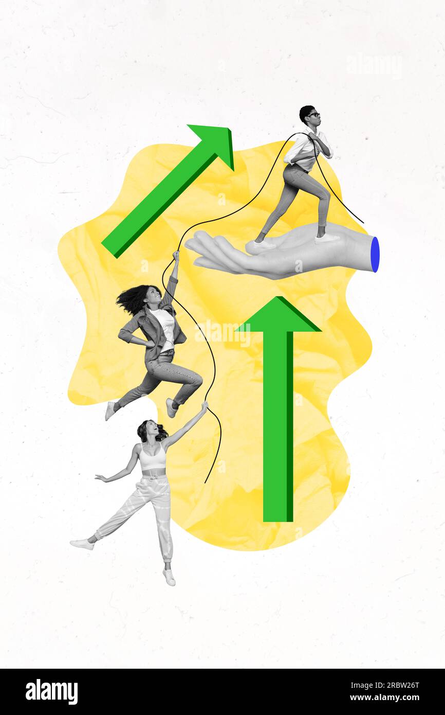 Artwork template pop collage of many hardworking people works hard ...