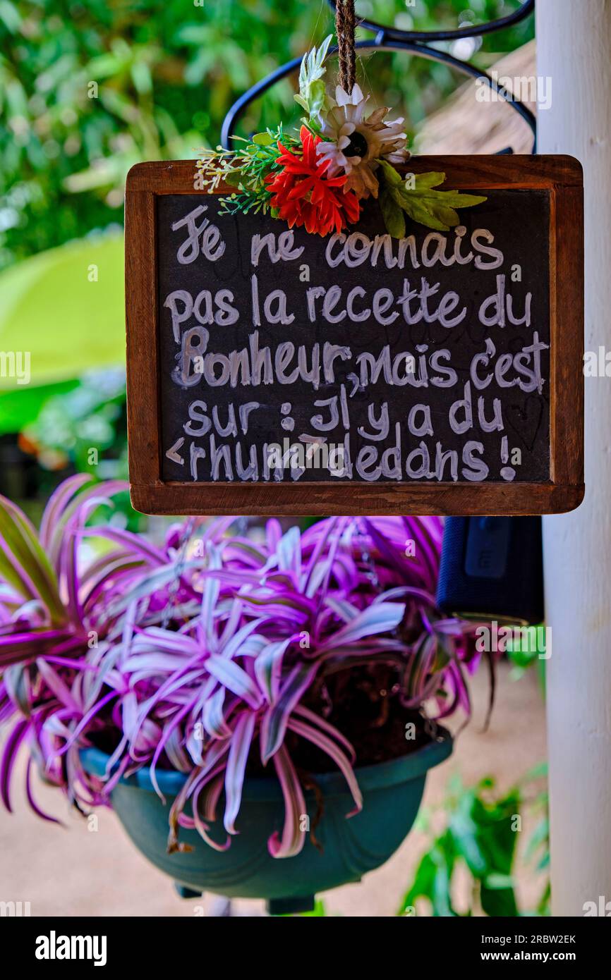 Mauritius, Moka district, the Escale Créole restaurant Stock Photo - Alamy