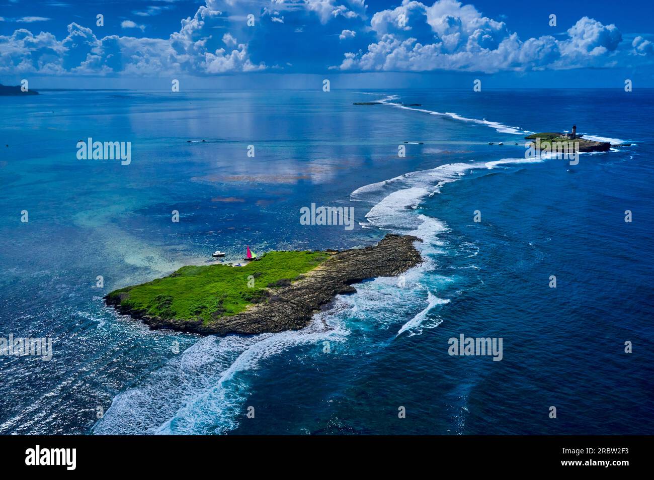 Mauritius, Grand Port district, Old Grand Port, Grand Port bay, the ...