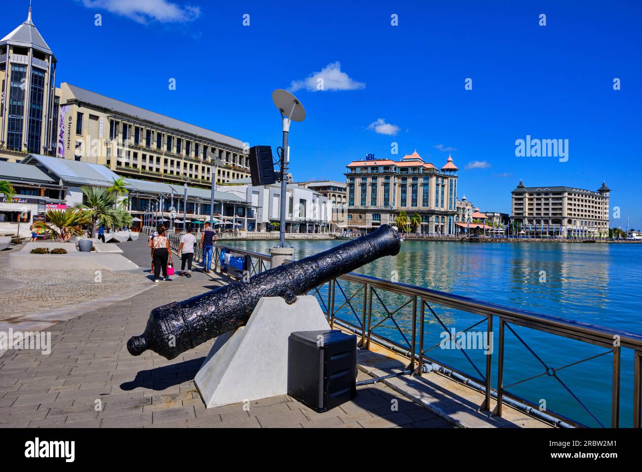 Mauritius, Port-Louis district, Port-Louis, the Caudan Waterfront, one ...